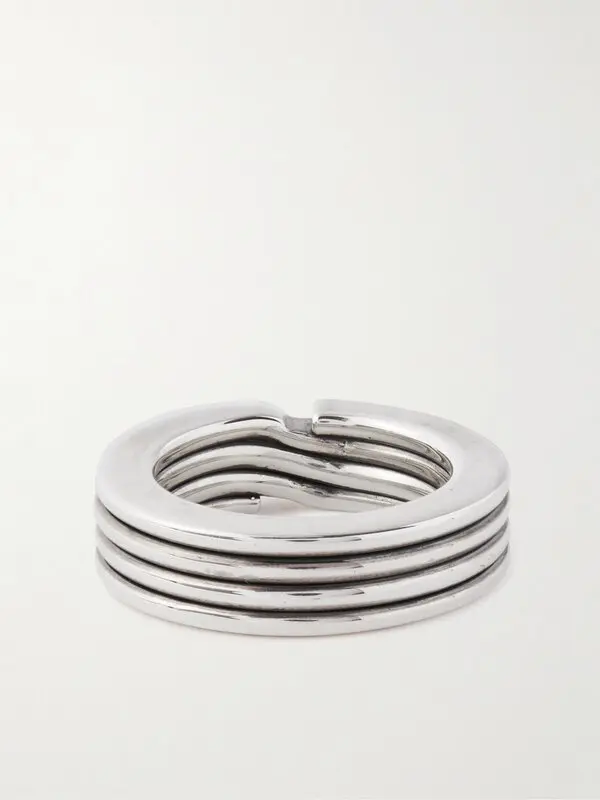 Bottega Veneta Key Chain Sterling Ring