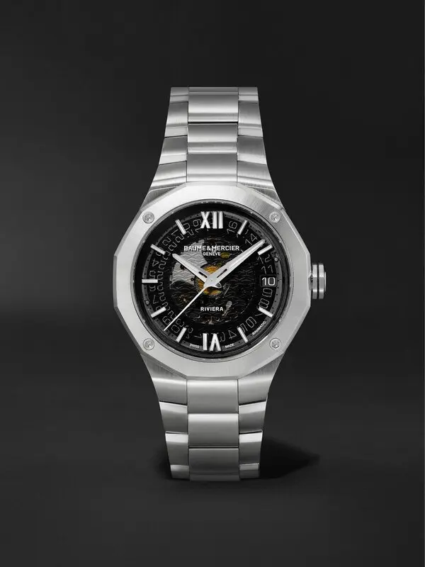 Baume & Mercier Riviera Automatic 39mm Stainless Steel Watch - Black