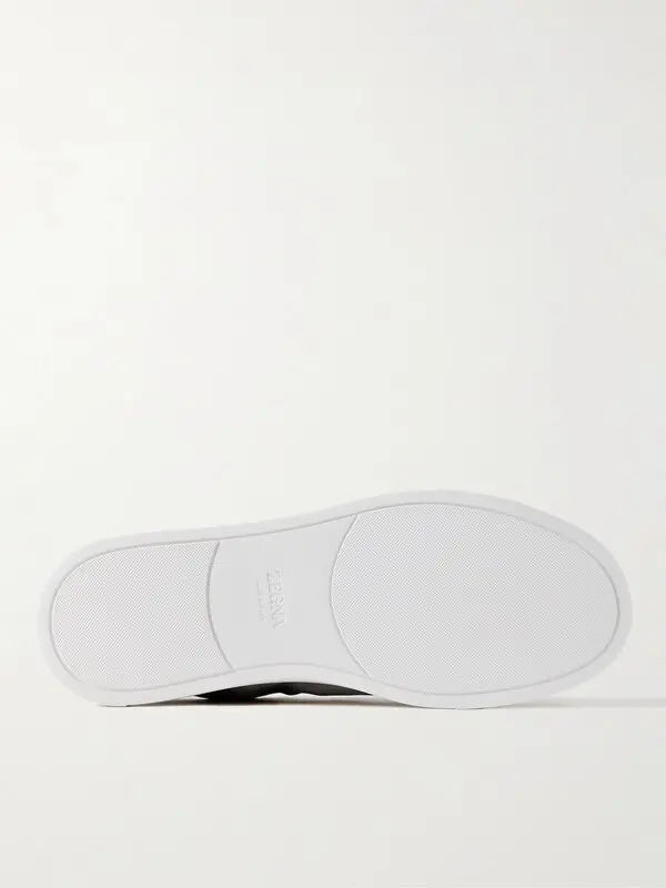 Zegna Triple Stitch™ Suede Slip-on Sneakers - Gray