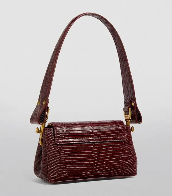 Vivienne Westwood Small Leather Hazel Shoulder Bag - Burgundy