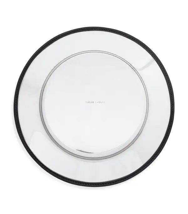 Ralph Lauren Leather Wyatt Charger Plate