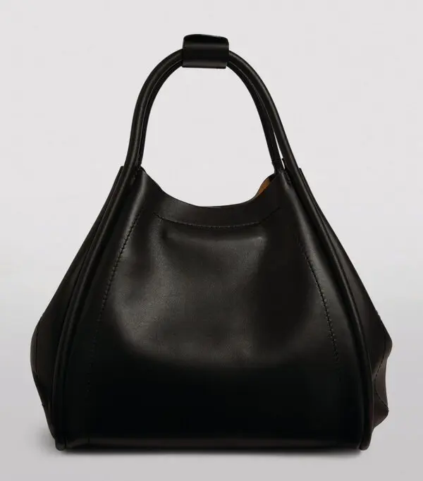 Max Mara Leather Marine M Tote Bag