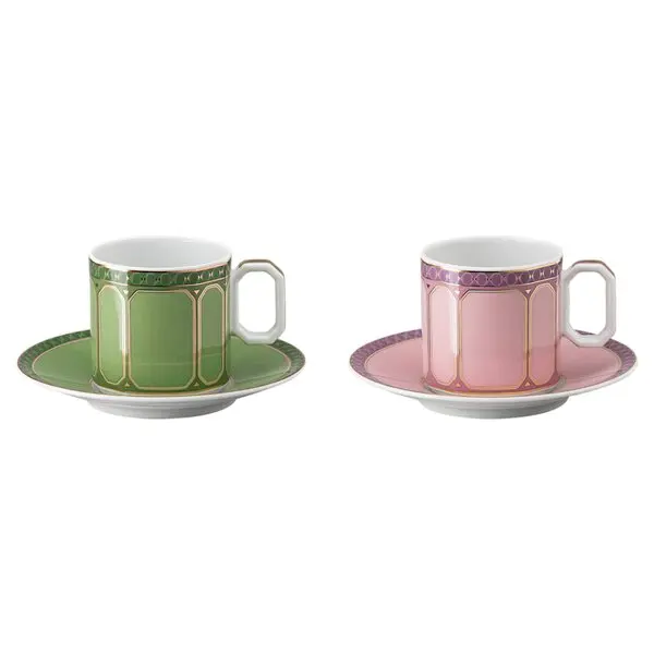 SWAROVSKI Signum Espresso Set - Green