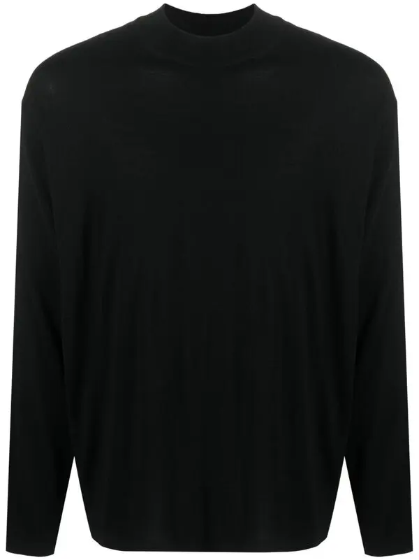 The Row Delsie Long-Sleeve T-Shirt In Black - 20% Off | Editorialist