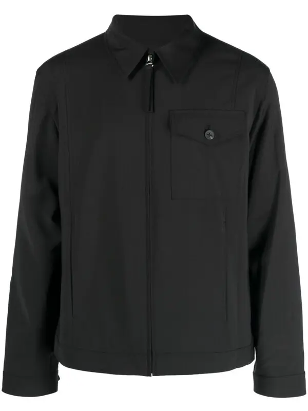 Helmut Lang Zip-up Tailored Shirt Jacket