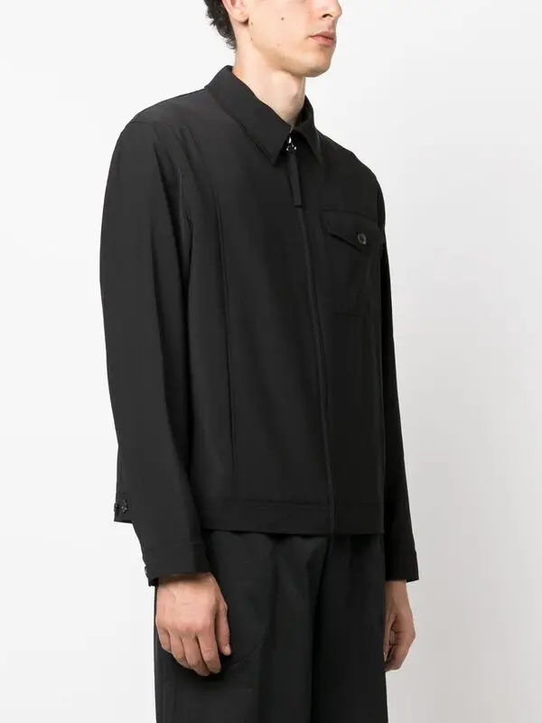 Helmut Lang Zip-up Tailored Shirt Jacket