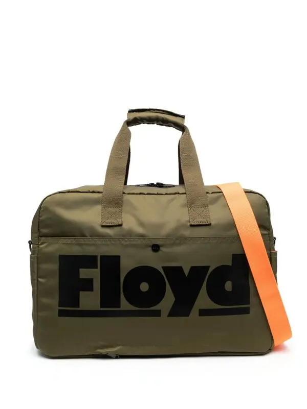 FLOYD Logo-print Zipped Holdall - Green