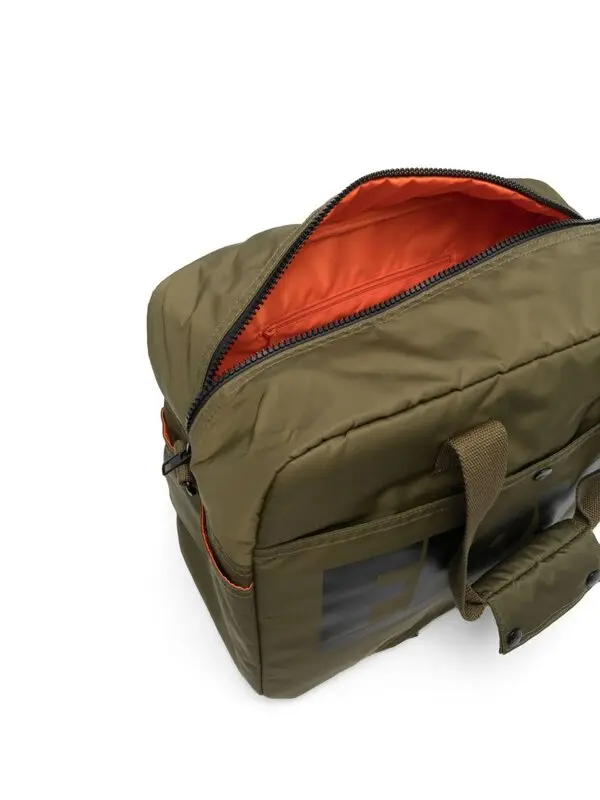 FLOYD Logo-print Zipped Holdall - Green
