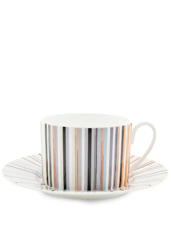 Missoni Jenkins Tea Cup And Saucer - Yellow