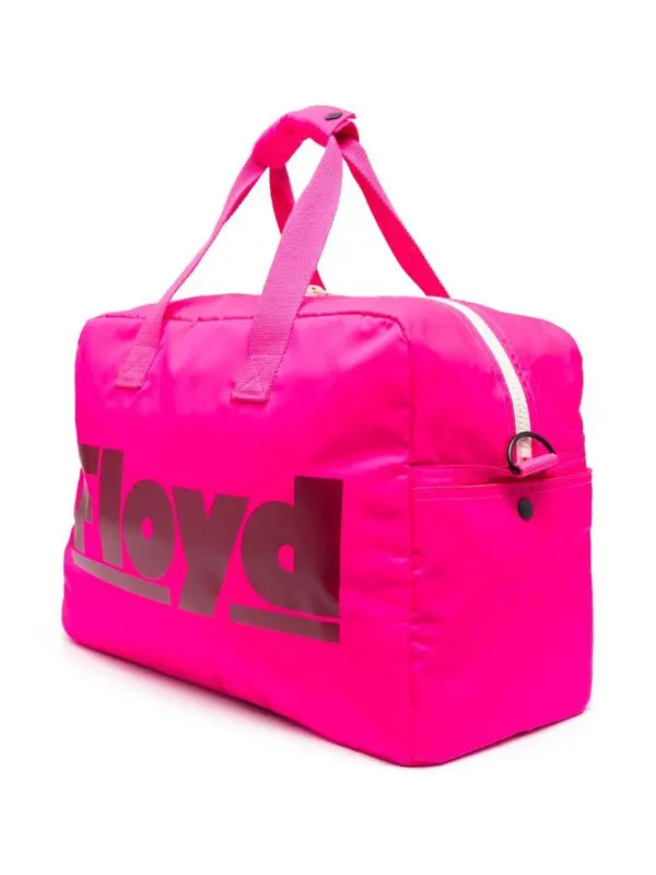FLOYD Logo-print Zipped Holdall - Pink