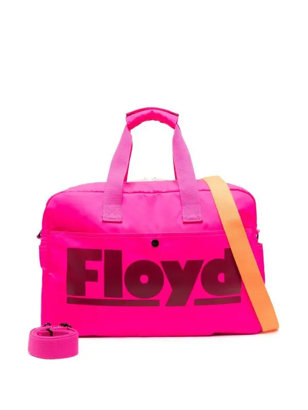 FLOYD Logo-print Zipped Holdall - Pink