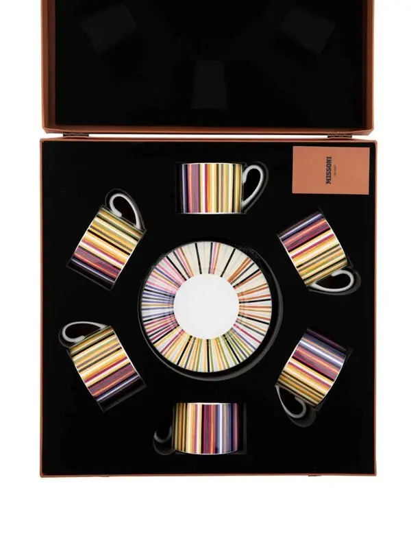 Missoni Jenkins Tea Cup And Saucer - Yellow