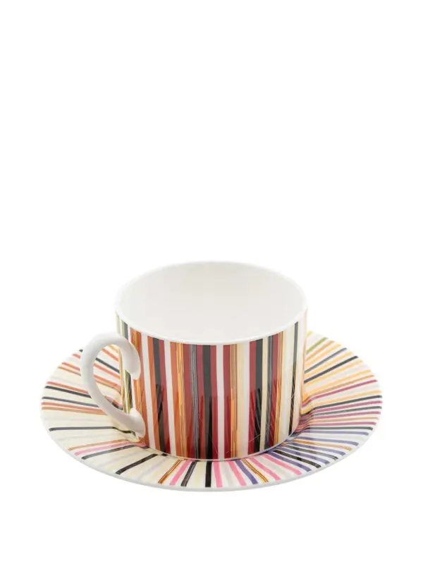 Missoni Jenkins Tea Cup And Saucer - Yellow