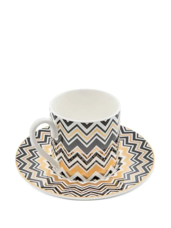 Missoni Zigzag-print Coffee Cup And Saucer