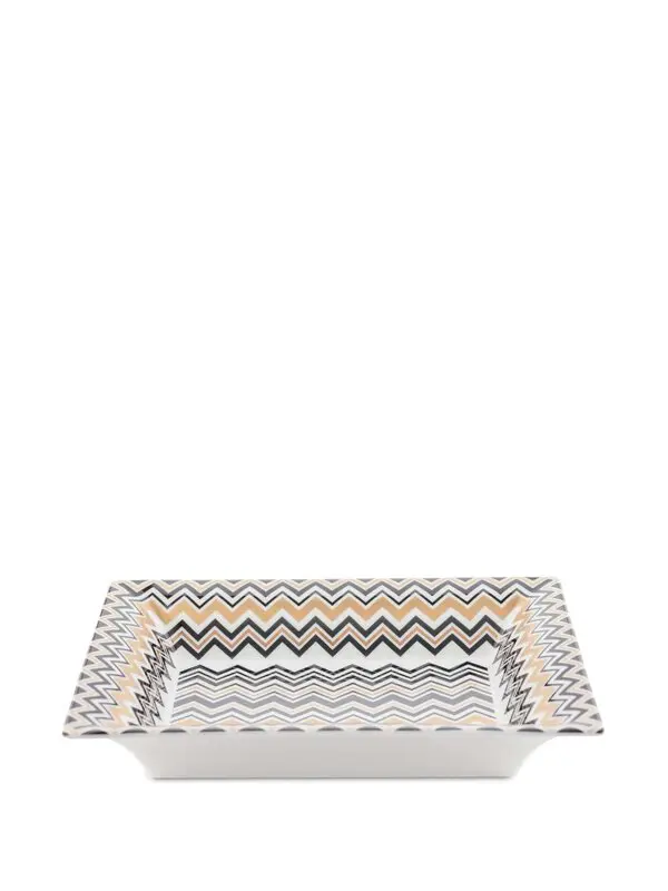 Missoni Zigzag-print Porcelain Trinket Tray