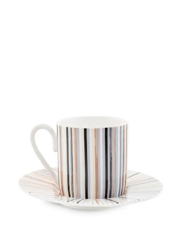 Missoni Jenkins Coffee Cup And Saucer - Orange