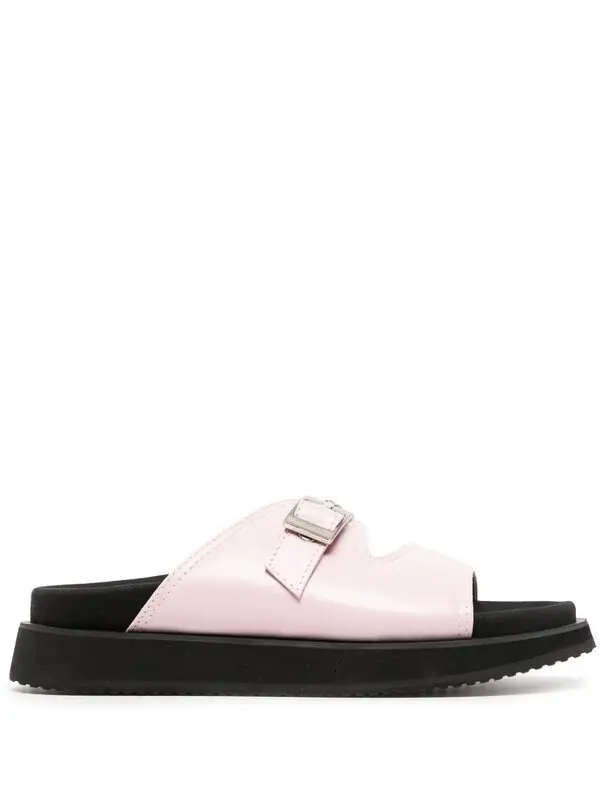 REIKE NEN Buckle-fastening Leather Sandals - Pink