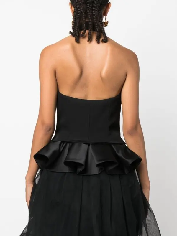 Moschino Double-breasted Sleeveless Blazer Top