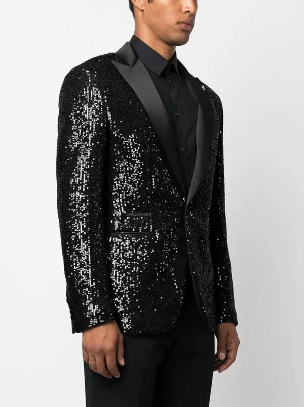 Philipp Plein Sequin-embellished Blazer