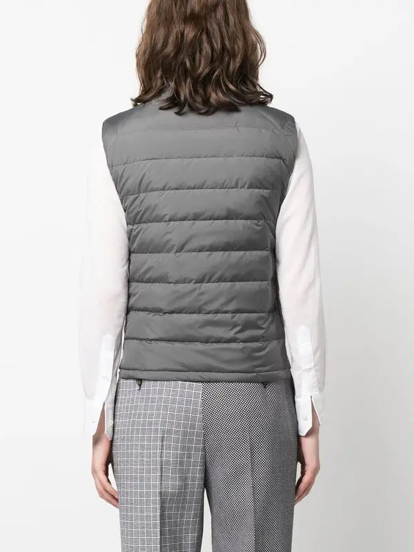 Thom Browne 4-bar Stripe Padded Gilet