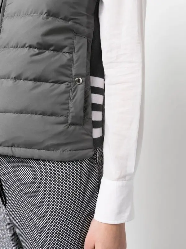 Thom Browne 4-bar Stripe Padded Gilet