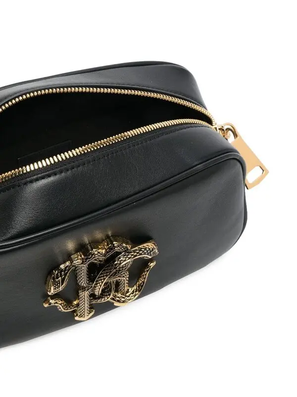 Roberto Cavalli Mirror Snake Shoulder Bag