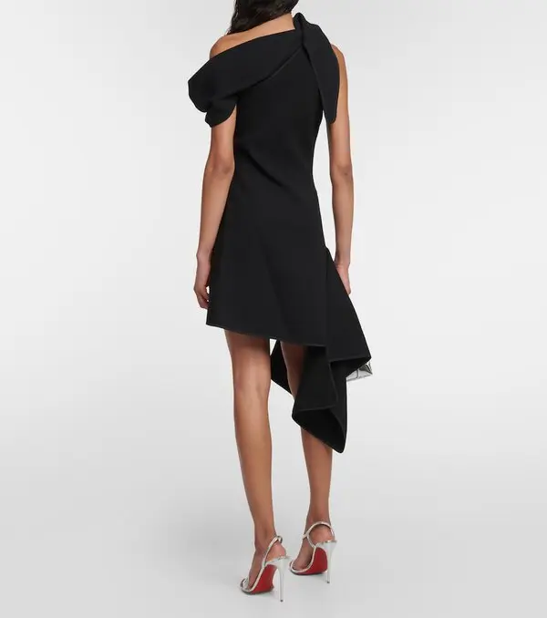Maticevski Rigor Asymmetric Crepe Mini Dress
