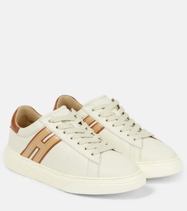 Hogan H365 Leather Sneakers - White