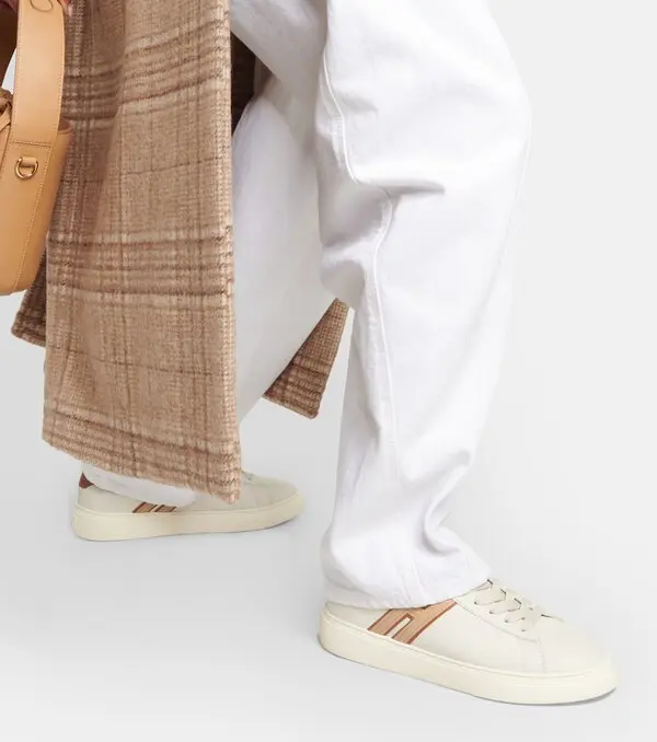 Hogan H365 Leather Sneakers - White