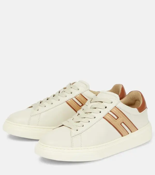 Hogan H365 Leather Sneakers - White