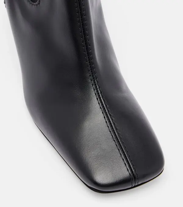 JW Anderson Chain Detail Leather Ankle Boots