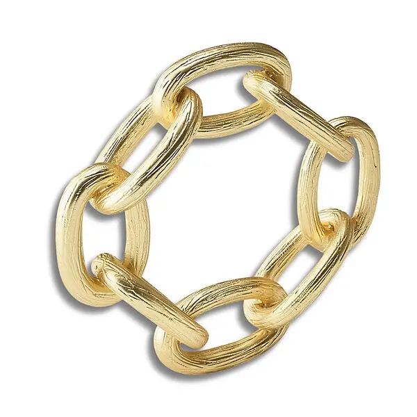 KIM SEYBERT Chain Link Napkin Ring - Gold