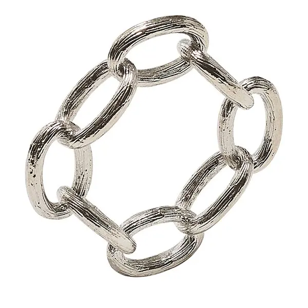 KIM SEYBERT Chain Link Napkin Ring - Silver