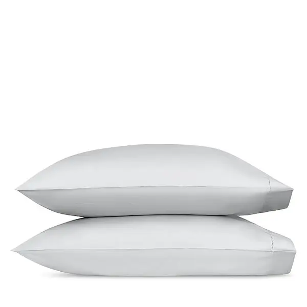 MATOUK Milano Hemstitch Standard Pillowcase, Pair - Dove