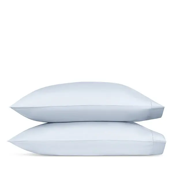 MATOUK Milano Hemstitch Standard Pillowcase, Pair - Sky