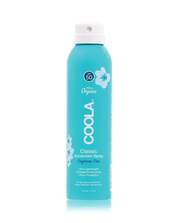 COOLA® Classic Body Spray Spf 50 Fragrance Free 6 Oz - No Color