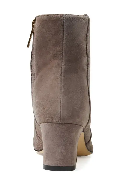Bruno Magli Valeria Zip Bootie - Mink Suede
