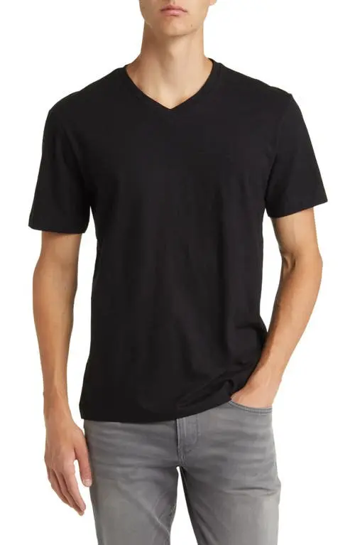 BOSS Tilson Solid V-neck T-shirt - Blk