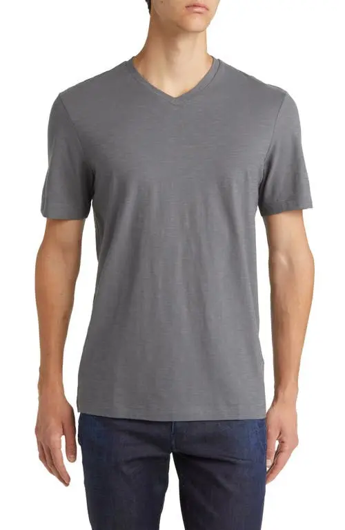 BOSS Tilson Solid V-neck T-shirt - Nvy