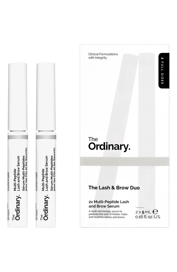 THE ORDINARY Multi-peptide Lash And Brow Serum Duo Set $29 Value