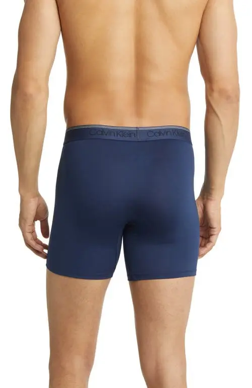 Calvin Klein 5-pack Performance Boxer Briefs - Black/blue Multi