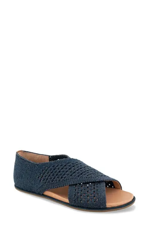 Gentle Souls By Kenneth Cole Laniey Sandal - Navy Knit