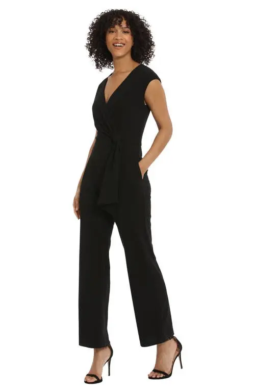 Maggy London Sleeveless Stretch Jersey Jumpsuit