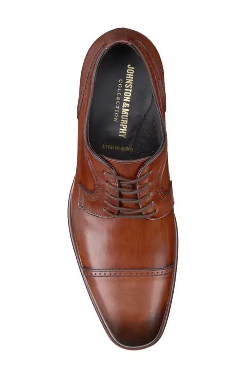 Johnston & Murphy Cormac Cap Toe Derby In Brown - 45% Off  display picture 1