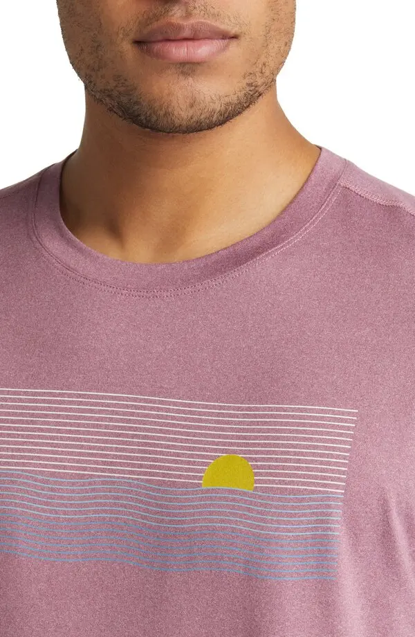 Marine Layer Sport Stripe Graphic T-shirt