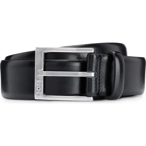 BOSS Elloy Leather Belt - Blk