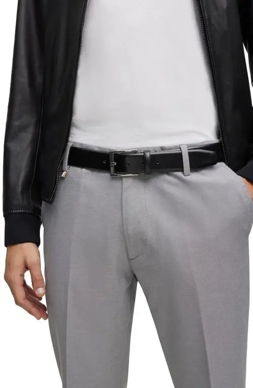 BOSS Elloy Leather Belt - Blk
