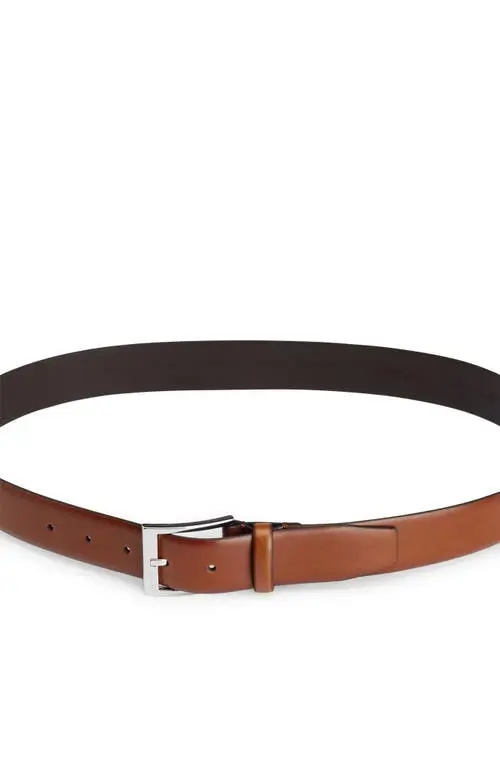 BOSS Elloy Leather Belt - Medium Brown