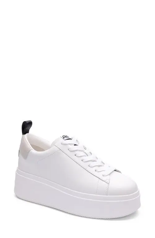 Ash Maya Platform Sneaker - White/egg