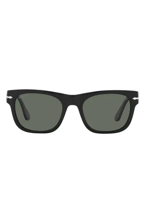 Persol Rectangle Sunglasses - Black/light Blue